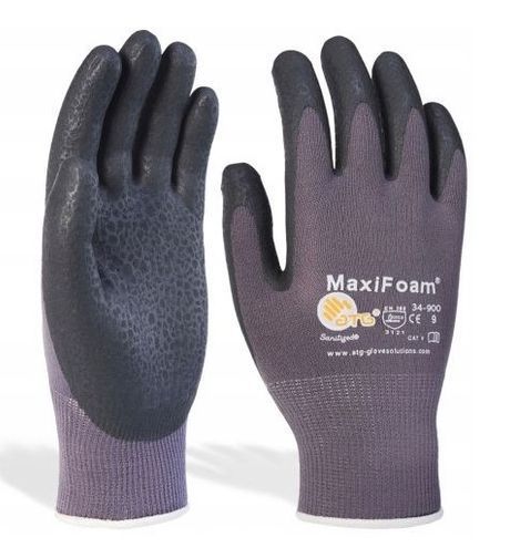 Рукавички з частковим нітриловим покриттям ATG MaxiFoam Lite 34-900 ⚡ ...